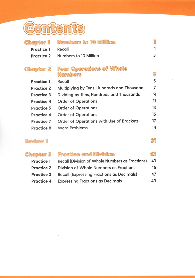Primary Mathematics Practice Book 5A | OSB EDUCATION