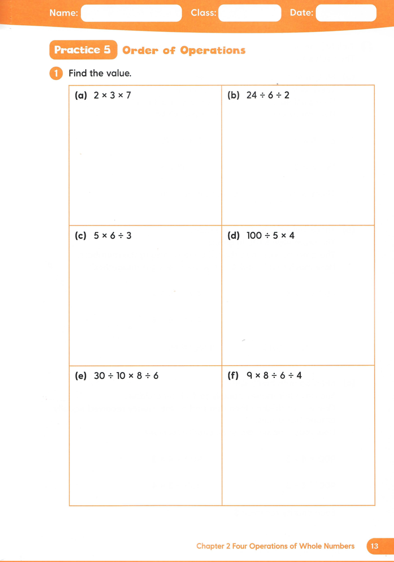 Primary Mathematics Practice Book 5A | OSB EDUCATION