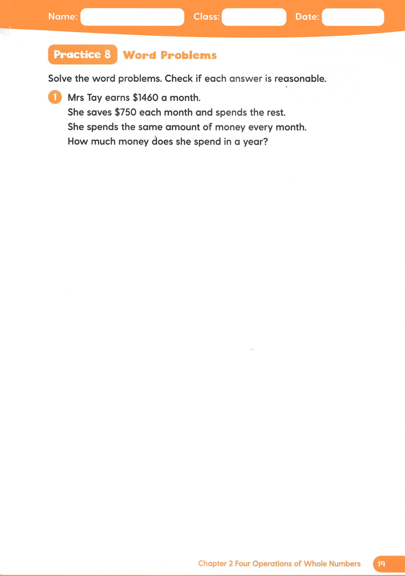 Primary Mathematics Practice Book 5A | OSB EDUCATION