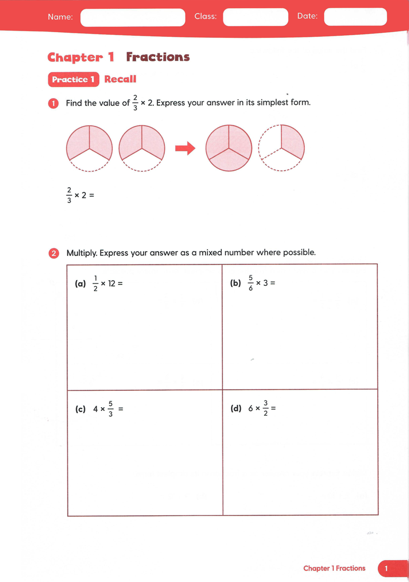 Primary Mathematics Practice Book 6 | OSB EDUCATION