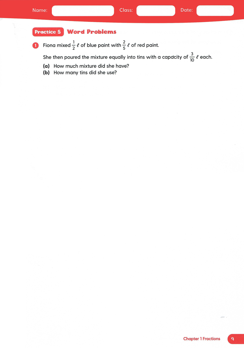 Primary Mathematics Practice Book 6 | OSB EDUCATION